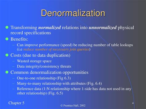 Itd1312 Database Principles Chapter 5 Physical Database Design Ppt