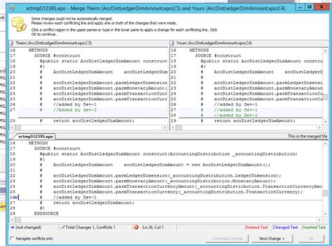 Code Merging Window Is Not Popping Up As Expected In Tfs 2013 Microsoft Dynamics 365 Blog