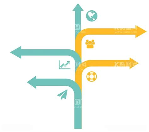 树状流程图 源文件下载【酷图网】树状图 流程图 图表 图标 扁平化 花瓣网