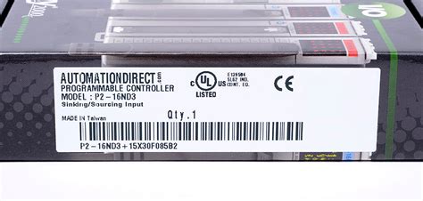 Discrete Input Module 16 Pt 12 24 Vdc Pn P2 16nd3 Automationdirect