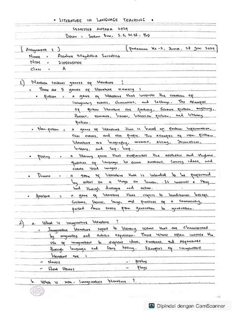 Assignment Language Teaching Pdf