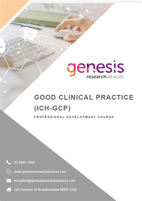Good Clinical Practice Ich Gcp Course Genesis Research Services