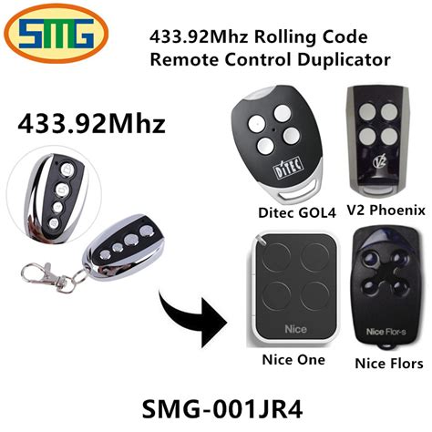 Remote Contol Duplicate V2 Phoenix Ditec GOL4 Nice Flors Nice One