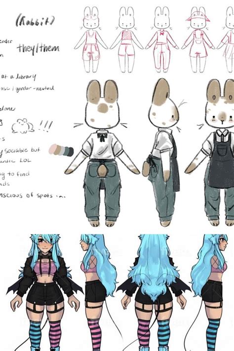 Character Reference Sheet Design