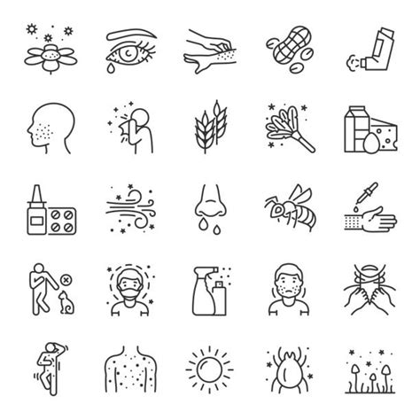 Food Allergen Icons Illustrations Royalty Free Vector Graphics And Clip