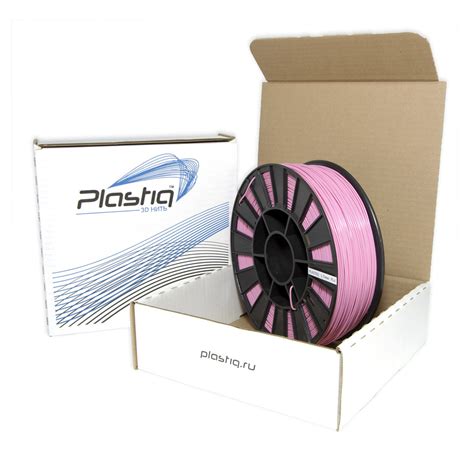 Пластик Flex для 3D печати Plastiq розовый 1.75мм 300 метров - купить с ...