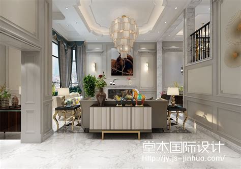 名豪山庄380平混搭轻奢效果图江阴靖江装修效果图 江阴锦华装饰