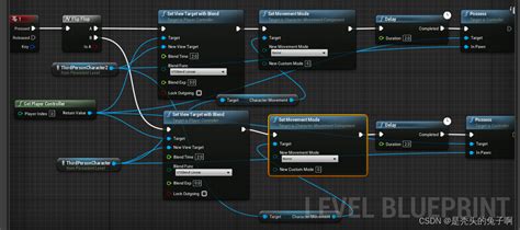 ue4角色之间的切换 ue 使用混合设置视图目标 csdn博客