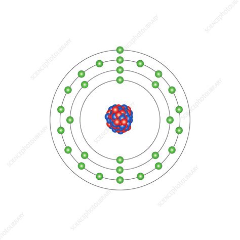 Copper Atomic Structure Stock Image C0131552 Science Photo Library