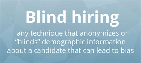 Blind Hiring A How To Guide To Reduce Bias Increase Diversity Online Sales Guide Tips
