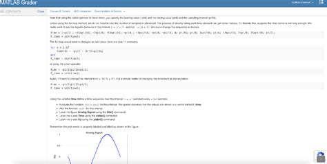 Solved Matlab Grader Sidhan Shancer Contents Close Courses And