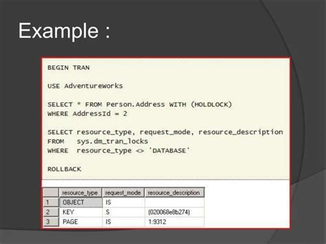 Locking In Sql Server Ppsx