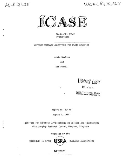 Pdf Outflow Boundary Conditions For Fluid Dynamics