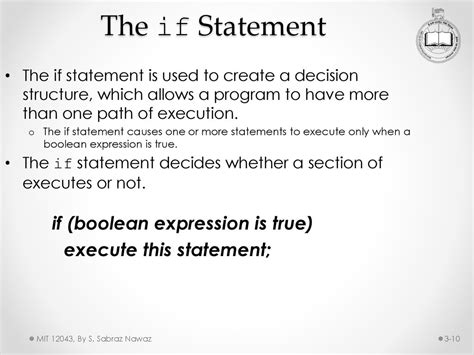 Lecture 3 Mit 12043 Fundamentals Of Programming By S Sabraz Nawaz Ppt Download