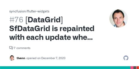 Datagrid Sfdatagrid Is Repainted With Each Update When Using Notifydatasourcelisteners Bug