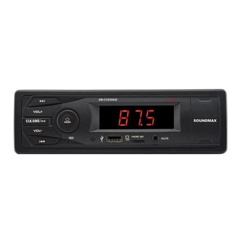 Soundmax SM-CCR3064F Manuals | ManualsLib