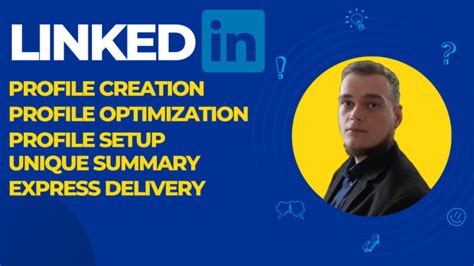 Create Optimize And Design Your Linkedin Profile To Make It Professional By Alexisdupertuis