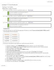 Create Host Records PM Lab Report Create Host Records Your Score