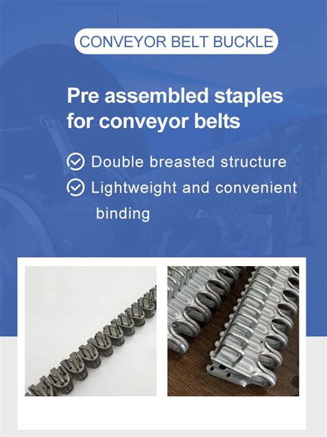 Carbon Steel Conveyor Belt Fasteners Conveyor Belt Stainless Steel