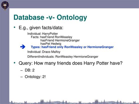 Ppt Ontologies And Databases Powerpoint Presentation Free Download