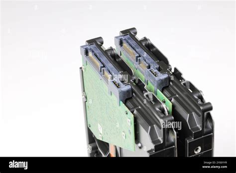 Pile Or Stack Of Hdd Hard Disk Drives 3 5 High Density Standard Profile Show On Sata Interface