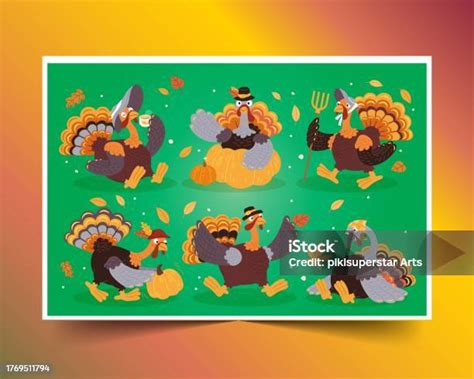 손으로 그린 추수 감사절 문자 세트 디자인 벡터 일러스트 레이 션 10월에 대한 스톡 벡터 아트 및 기타 이미지 10월 3차원 형태 가득 찬 Istock