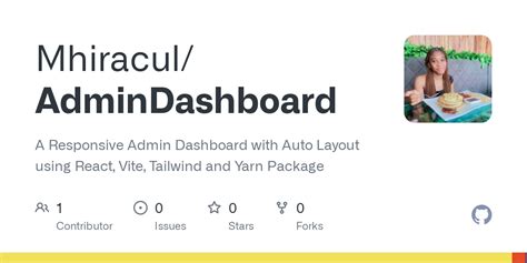 Github Mhiracul Admindashboard A Responsive Admin Dashboard With Auto Layout Using React