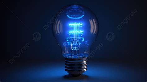 전구가 어두운 배경에 대해 파란색으로 켜짐 3d는 파란색 백열 전구에 뛰어난 소형 형광등을 렌더링합니다 고화질 사진 사진 배경 일러스트 및 사진 무료 다운로드 Pngtree