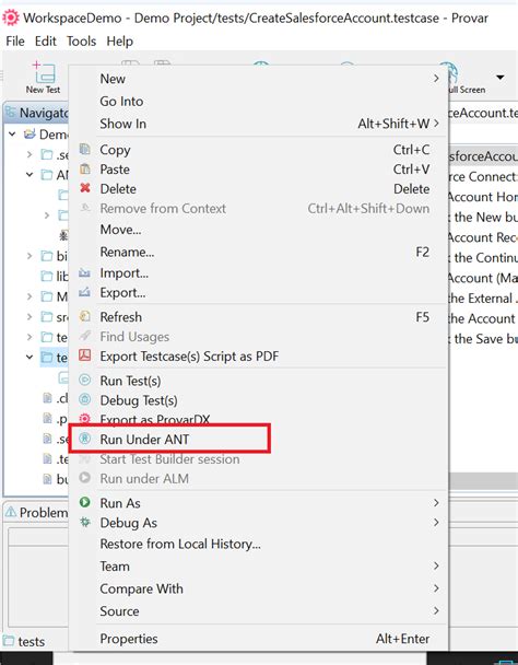 apache ant with provar automation tool absyz