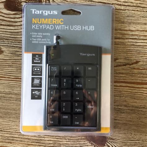 Targus Computers Laptops And Parts Targus Ultra Mini Usb Keypad Usb Port Connector Plug Play