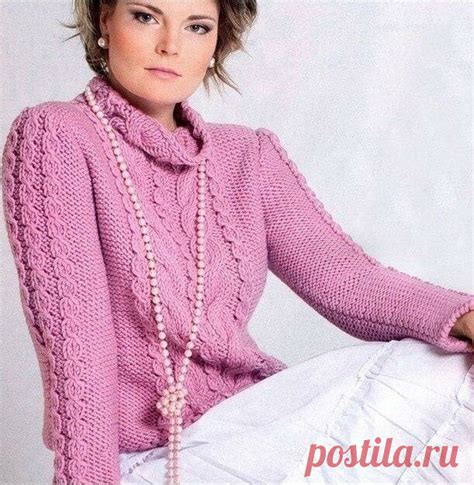 Оригинальные воротники в моделях одежды Вязание спицами Марусино р вязание3я Постила