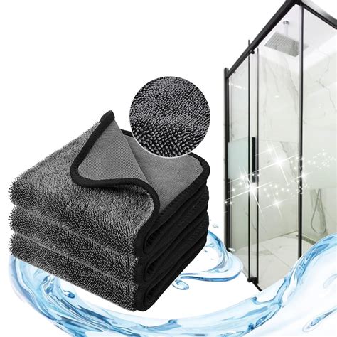 Eesk Shiny Bath Drying Towel Super Absorbent Reusable Microfiber Shiny
