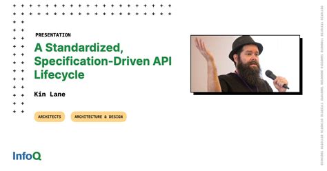 a standardized specification driven api lifecycle infoq