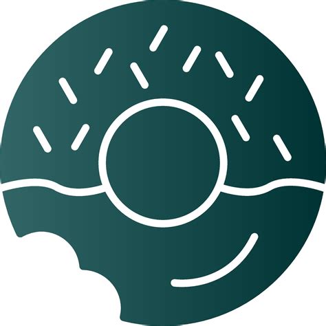 Donut Glyph Gradient Icon 43718712 Vector Art At Vecteezy