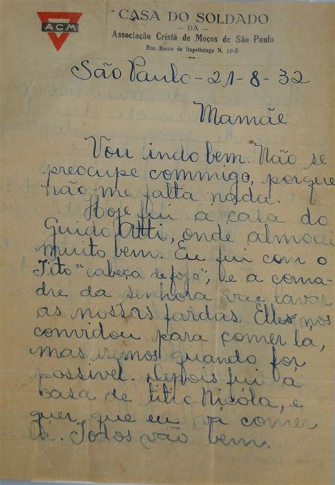 Piracicaba Antiga A Foto E A Hist Ria Carta De Despedida