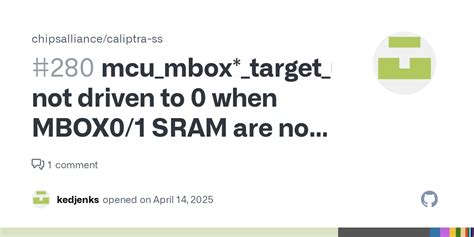 Mcumboxtargetuserdone Not Driven To 0 When Mbox01 Sram Are Not
