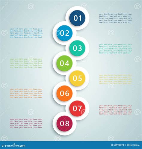Number Steps 1 2 3 Infographic Vector Design