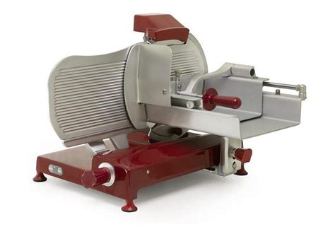 New Omas S Series 15″ Horizontal Gear Driven Meat Slicer Red Tre