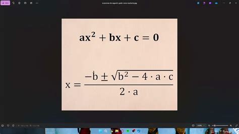 Práctica 1 Solución De Ecuaciones Cuadráticas Con Visualización De Gráficas En Python Youtube