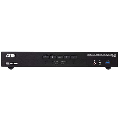 Aten CS1844 4 Port USB3 0 4K HDMI Dual Display KVMP Switch CS1844 AT U Mwave