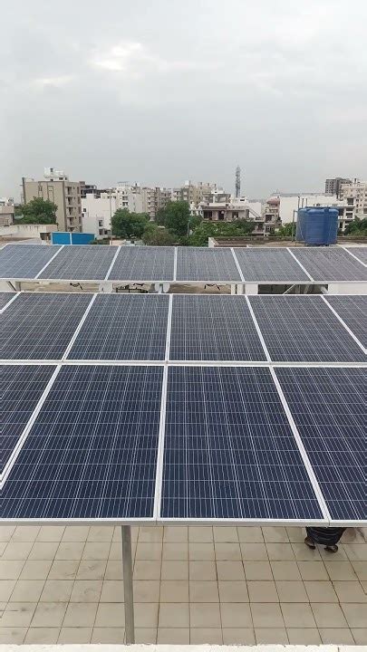 On Grid Net Metering Solar Panel Installation Shortvideo Youtube