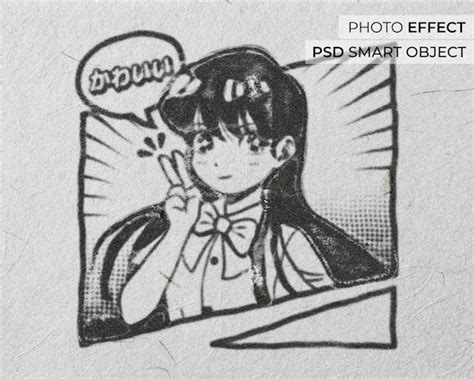 Linocut Effect PSD High Quality Free PSD Templates For Download Freepik