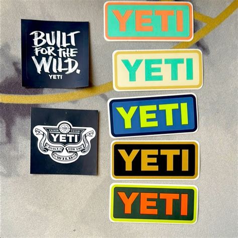 Yeti Other Yeti Logo Sticker Set Poshmark
