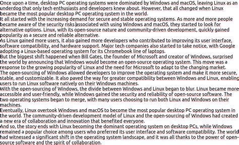 Linux Rises And Something Unexpected Happensby Chatgpt Rlinuxmemes