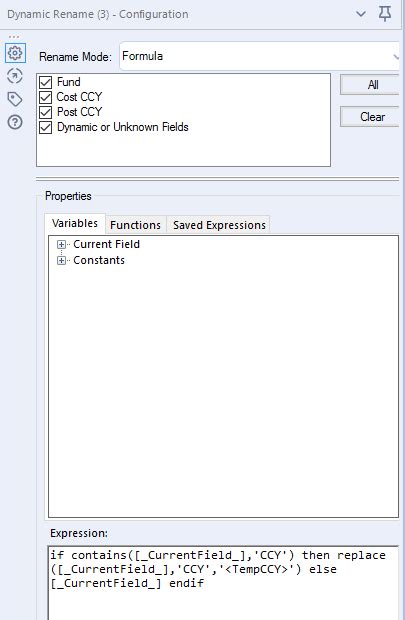 Solved How To Update The Column Header In Table Tool Alteryx Community