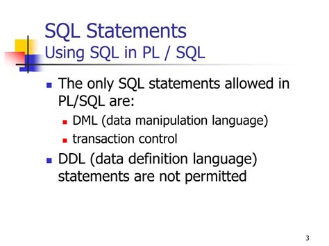 Ppt Sql Within Pl Sql Powerpoint Presentation Free Download Id