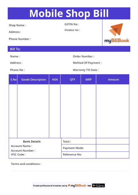 Sales Bill Format Free Download In Excel Word And Pdf