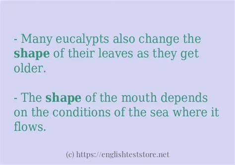 How To Use In Sentence Of Shape EnglishTestStore Blog