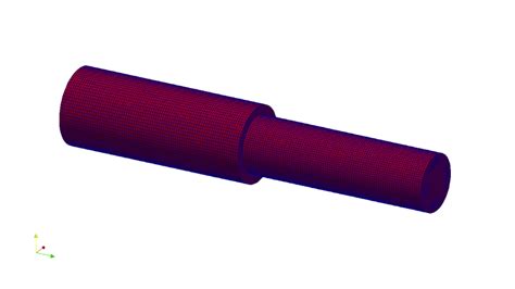 relaxed cylindrical mesh figure 7 refined cylindrical mesh
