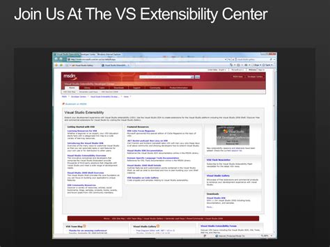 PPT Microsoft Visual Studio Customizing And Extending Your
